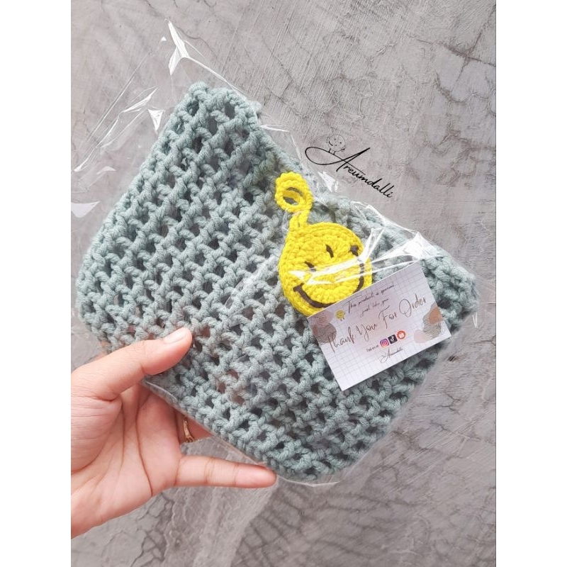 Jual [COD] Areumdalli - Crochet Mini Net Bag / Tas Jaring Rajut / Tas ...