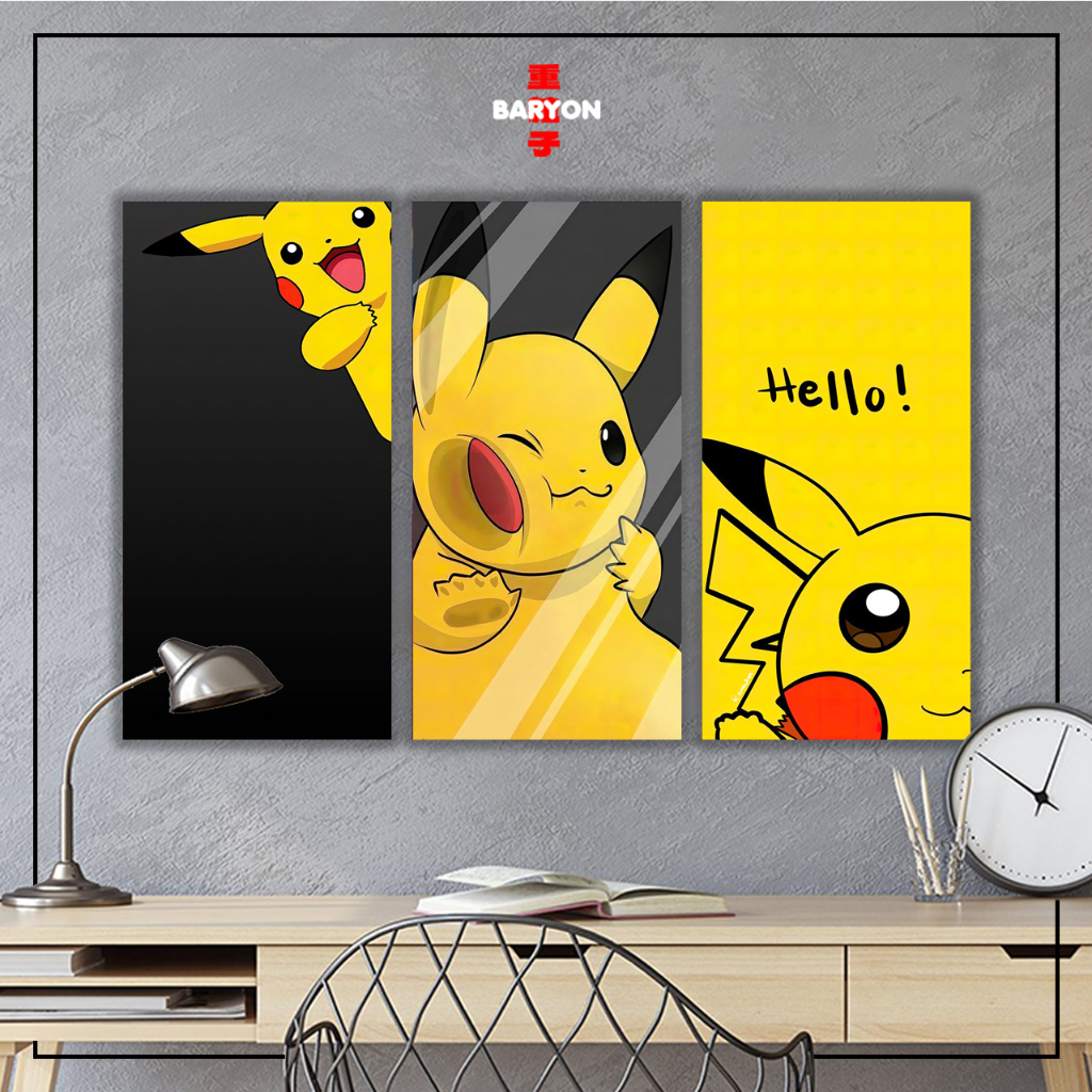 Jual BARYON Wall Decor PIKACHU POKEMON Pajangan Hiasan Dinding Dekorasi ...