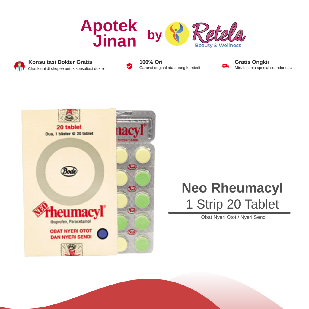 Jual NEO RHEUMACYL 1 BLISTER 20 TABLET | Shopee Indonesia