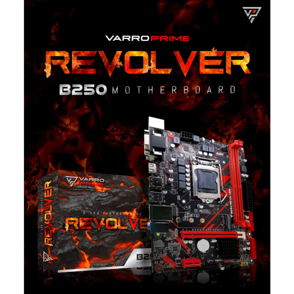 Jual Motherboard B250 Varro Revolver Mainboard Gaming B250 Support ...