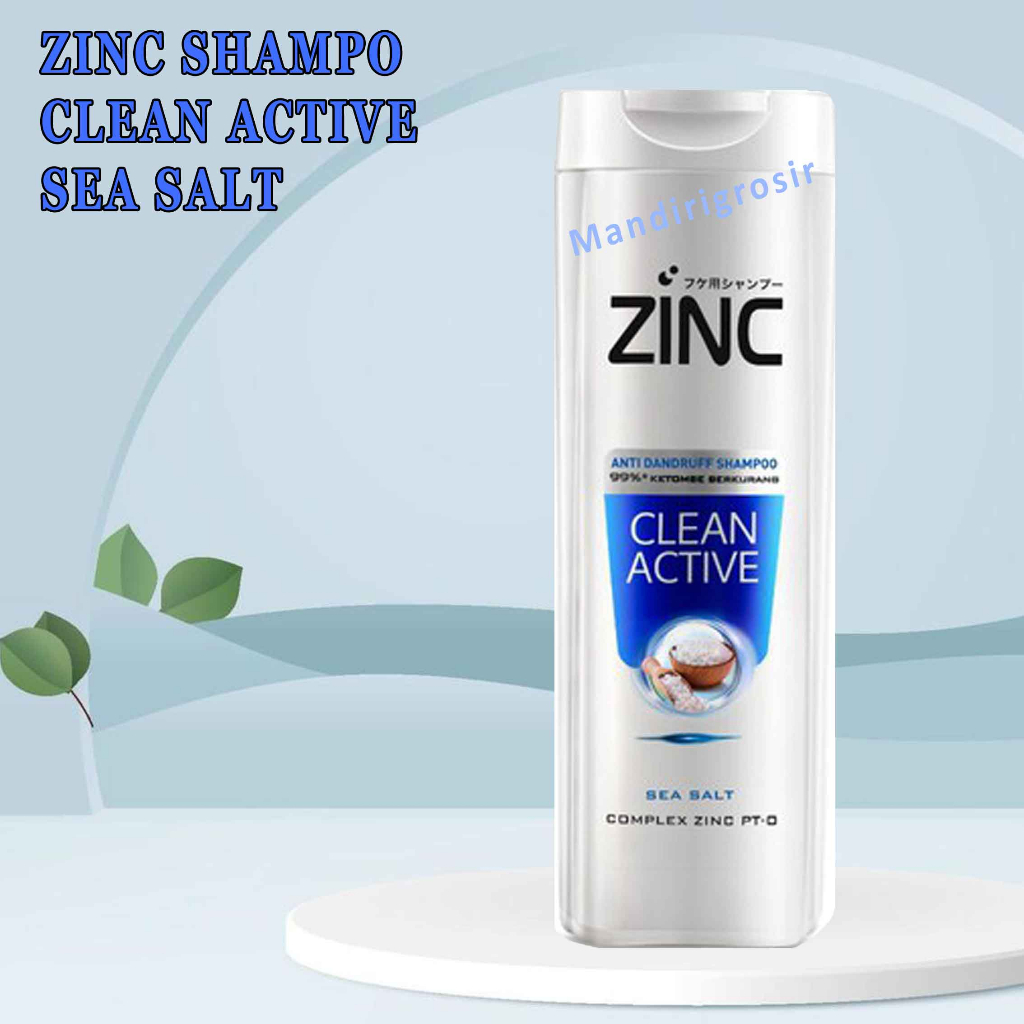 Jual Sea Salt* Sampo Zinc* Clean Active* 170ml | Shopee Indonesia