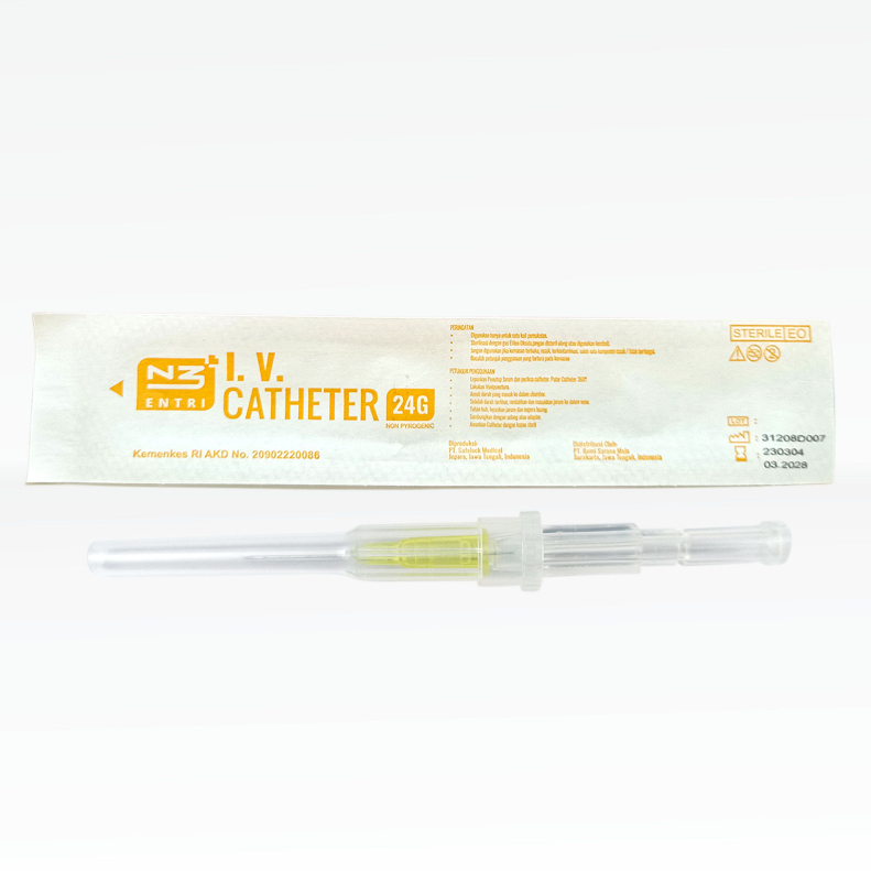 Jual IV Catheter 24 G N3 Medical IV Cath N3 24 G | Shopee Indonesia