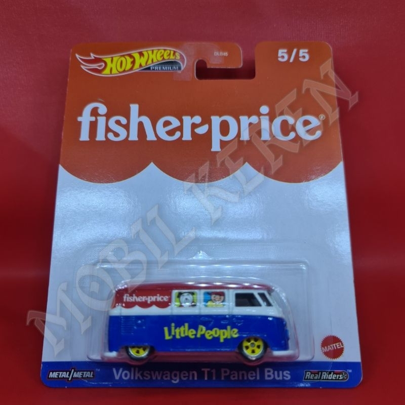Jual Diecast Hot Wheels Premium Fisher Price Volkswagen T1 Panel Bus ...
