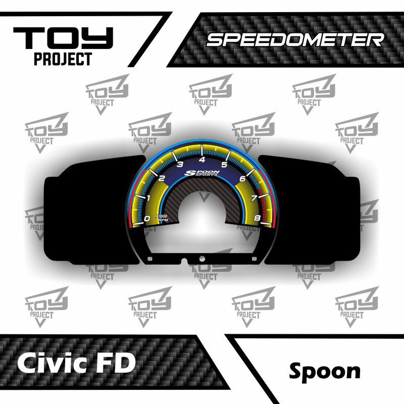 Jual panel speedometer civic fd spoon muggen type R | Shopee Indonesia