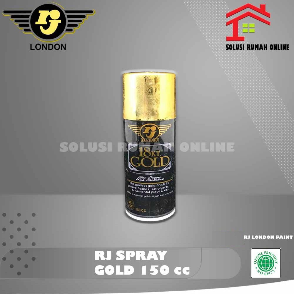 Jual CAT RJ SPRAY Gold / EMAS Chrome / Krom SEMPROT PILOX LONDON ...