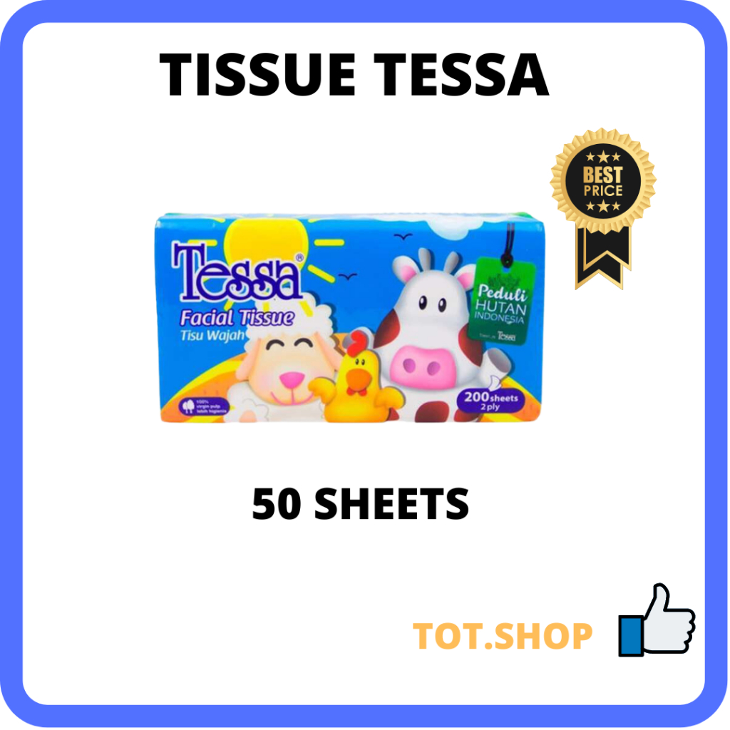 Jual Tissue Wajah Tessa / Tissue Tessa / SEE-U / Facial Tissue ISI 50 ...