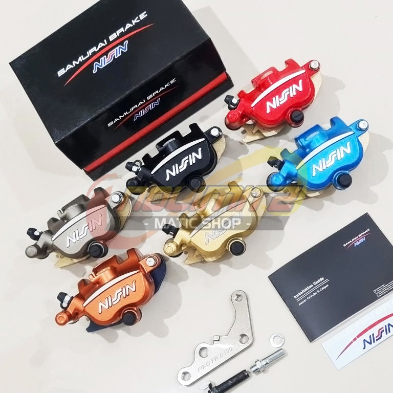 Jual Kaliper Nissin Samurai 2 Piston Depan 190mm Fino Xride Soul GT 125 FI | Shopee Indonesia