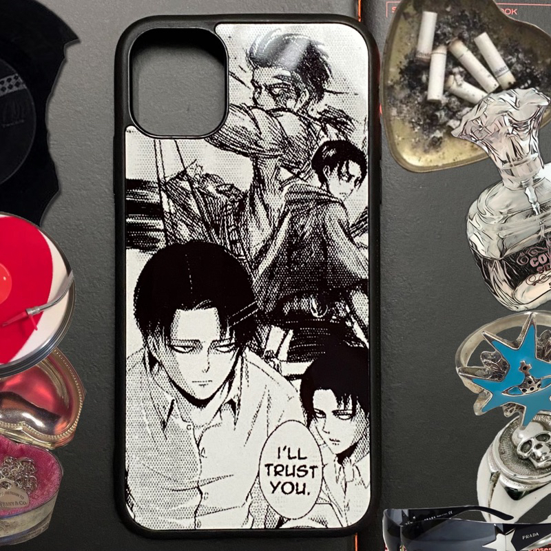 Jual case aot levi eren attack on titan for android & iphone | Shopee ...