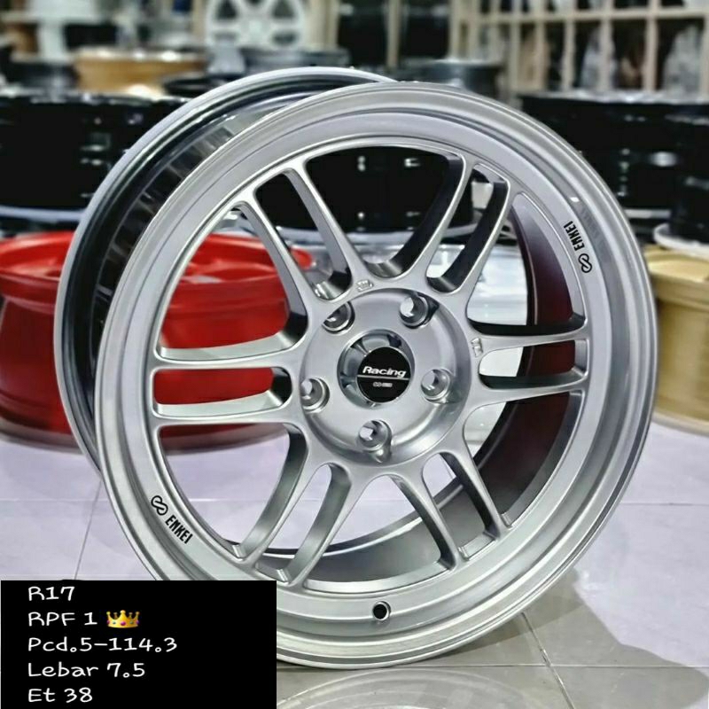 Jual velg racing enkei rpf 1 ring 17 lebar 7,5 et 38 untuk ertiga innova terios rush xpander hrv ...