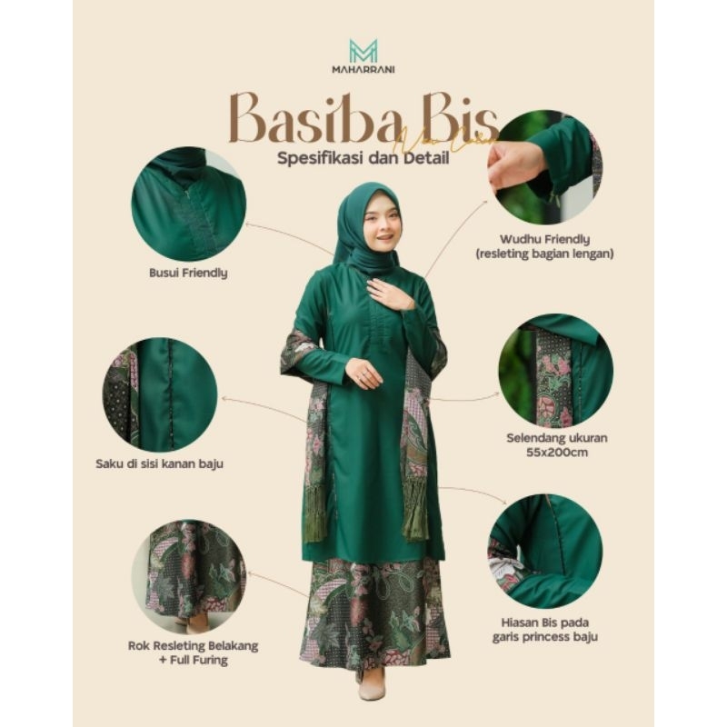 Jual BAJU KURUNG BASIBA NEW COLOUR BASIBA BIS MAHARRANI | Shopee Indonesia