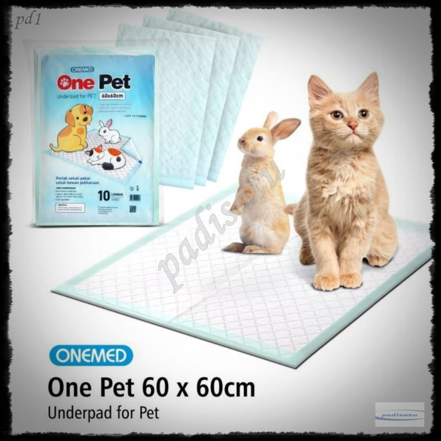 Jual ONE PET Onemed [ Underpad Hewan 60x60 / Alas Kandang /Perlak ...