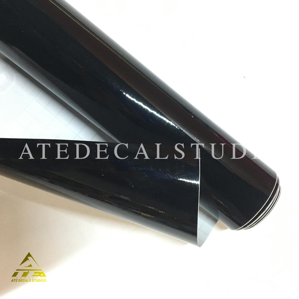 Jual stiker skotlet hitam doff hitam glossy | Shopee Indonesia