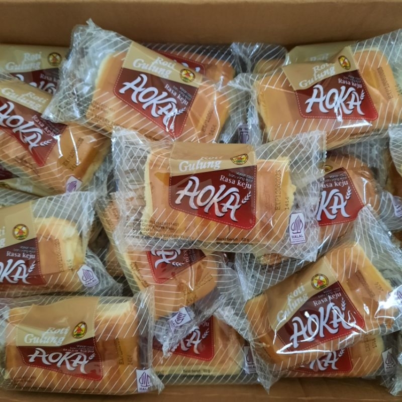 Jual Aoka Roti Gulung 60g | Shopee Indonesia