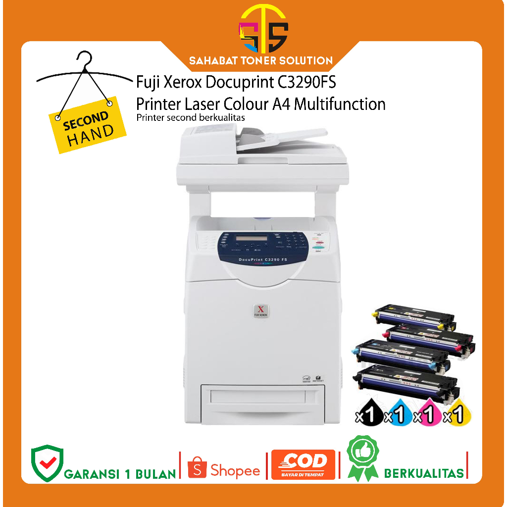 Jual Fuji Xerox Docuprint C3290FS Printer Laser Colour A4 Multifunction ...