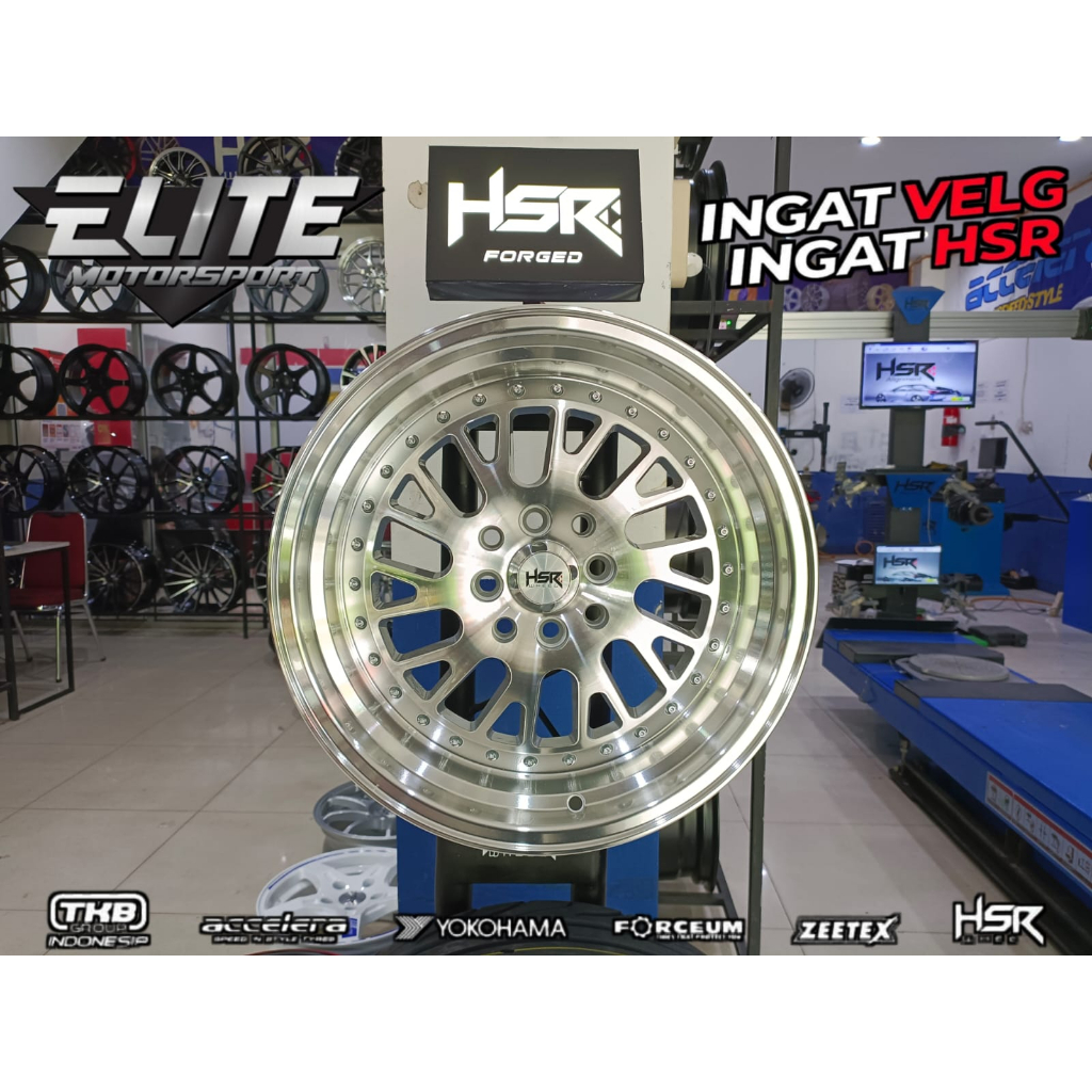 Jual Velg HSR CLASSIC Ring 16x7/85 Lubang 4 velg mobil jazz yaris Sigra ...