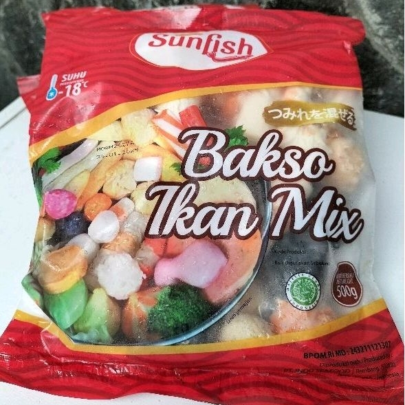 Jual MOOJOK-Baso Ikan Mix SUNFISH 500gr Bakso Suki Frozen Beku Halal ...