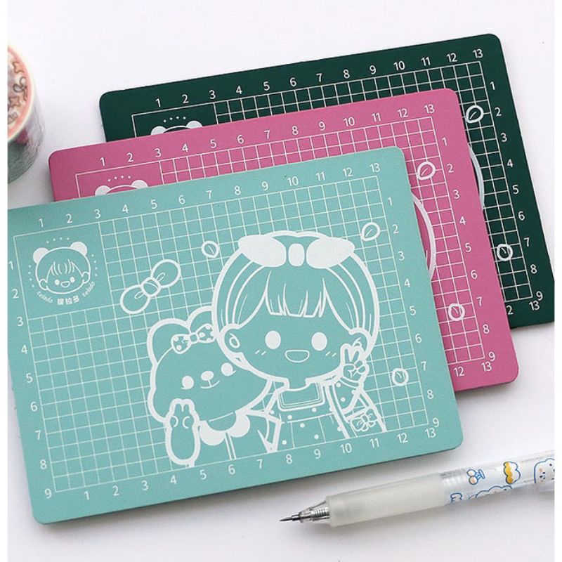 Jual KIANDAA 1pc Cutting Mat Mini Dodogirl alas cutter pemotong kertas ...
