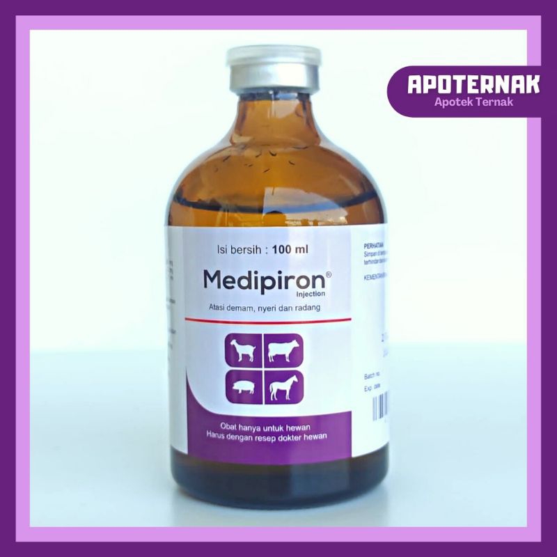 Jual MEDIPIRON Injeksi | Obat Demam Nyeri dan Radang Pada Hewan Ternak ...