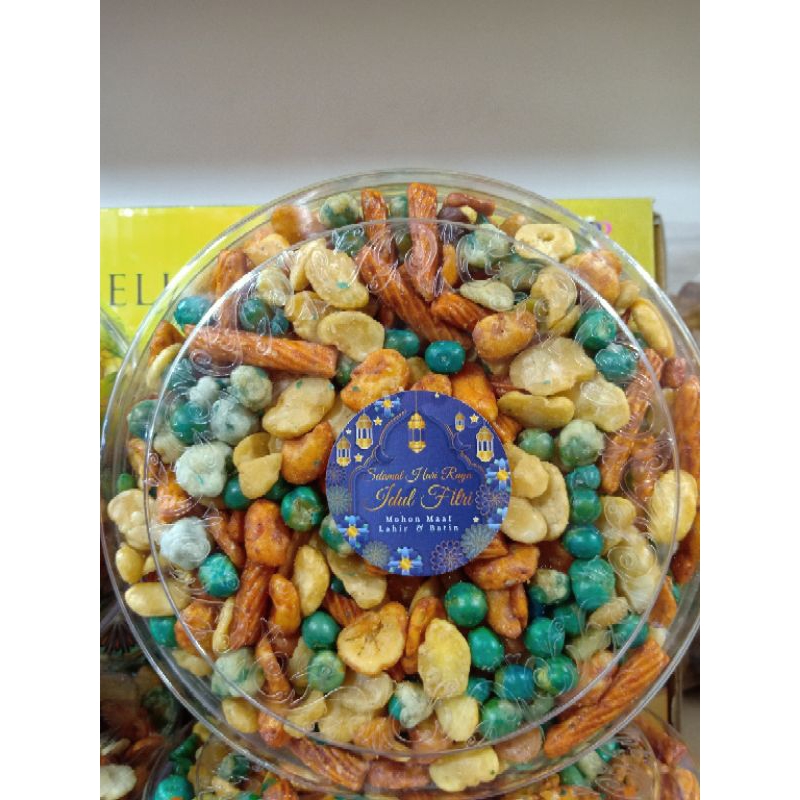 Jual Kacang Jaipong Mix/Kacang Campur Kemasan Toples 500gram/Kacang ...