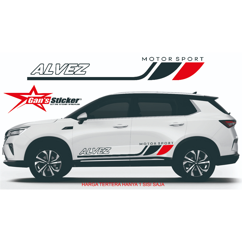 Jual sticker wuling alvez sticker wuling sticker mobil alvez | Shopee ...