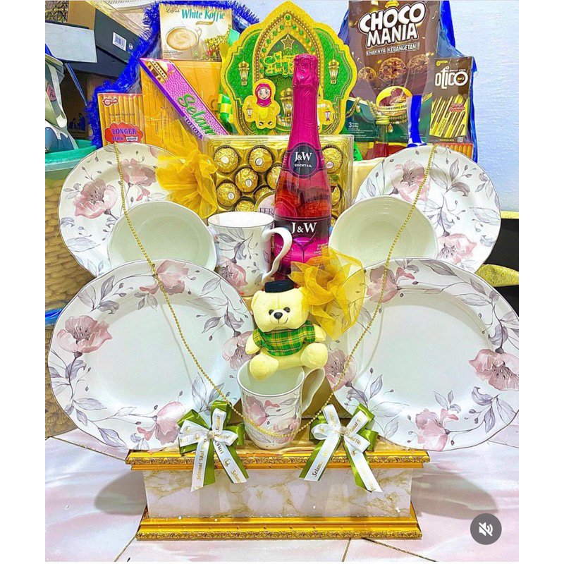 Jual PARCEL HAMPERS IDUL FITRI LEBARAN PIRING SET | Shopee Indonesia