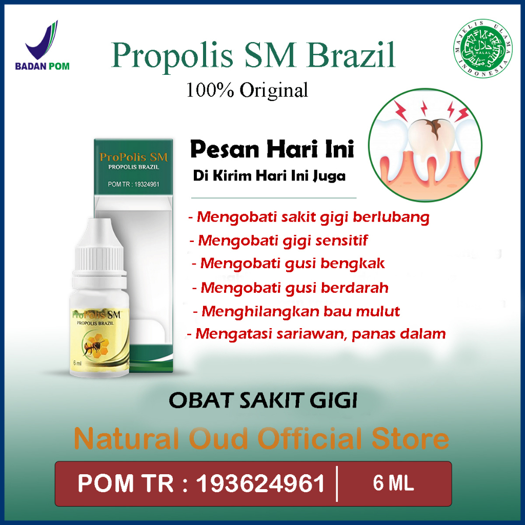 Jual Propolis Sm Brazil Original Obat Sakit Gigi Berlubang Sakit Gusi ...