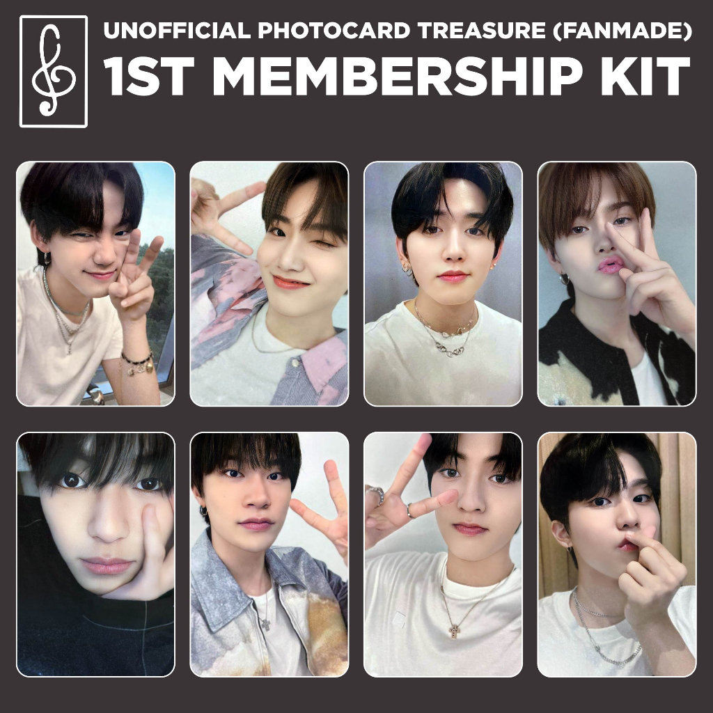 Jual [REPLIKA TREASURE] 1ST MEMBERSHIP KIT PHOTOCARD UNOFFICIAL ...
