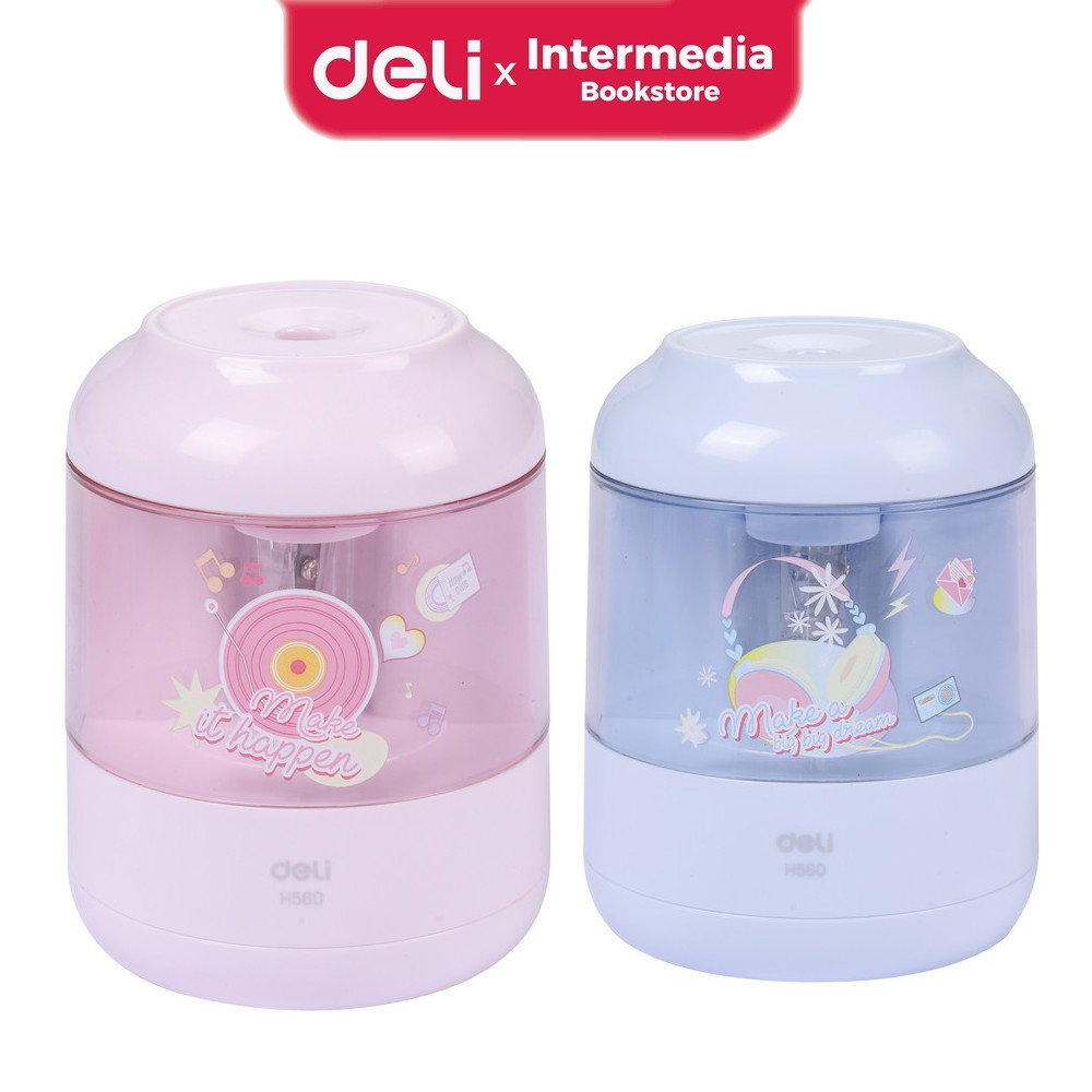 Jual Deli CH560 Electric Rotary Sharpener / Rautan Pensil Otomatis ...