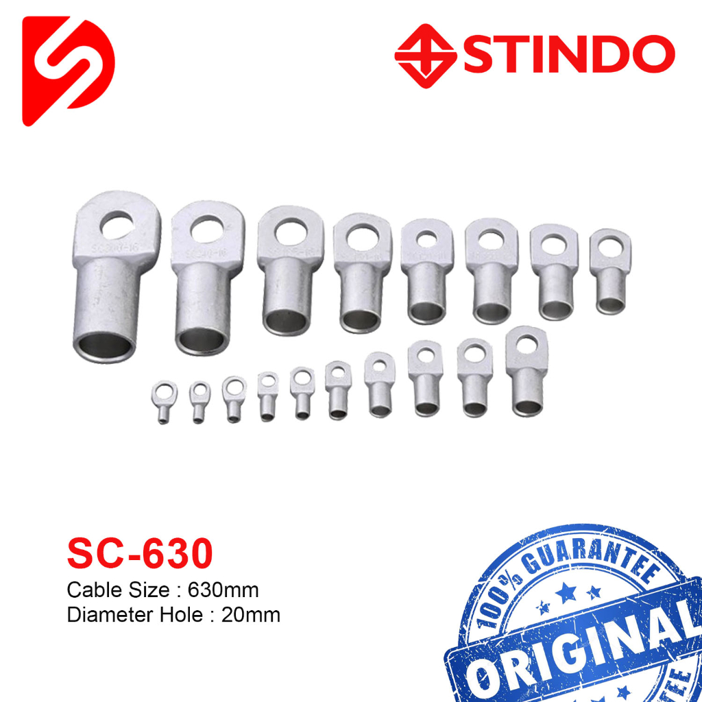 Jual Skun Kabel SC 630-20 Scun Cable SC-630-20 Cable Lug SC630-20 630mm ...