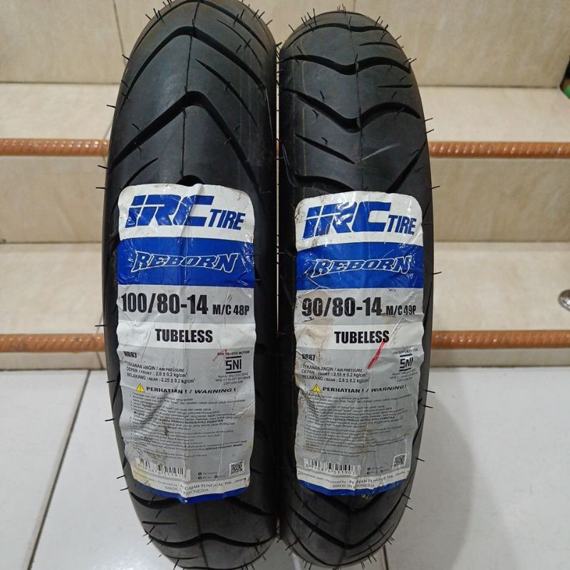 Jual BAN LUAR IRC 90/80-14 & 100/80-14 NR87 REBORN VARIO150, PCX,BEAT ...