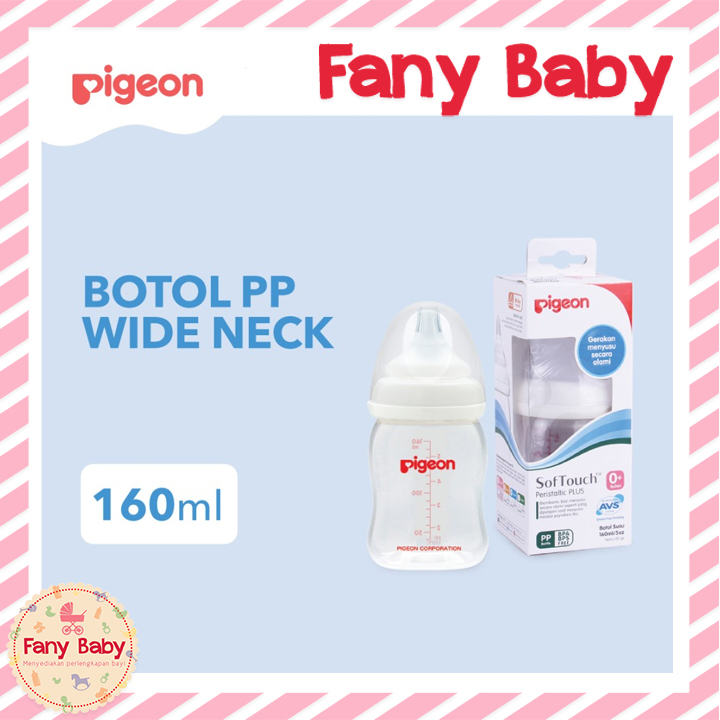 Jual PIGEON BOTTLE PP WIDE NECK 160ML | Shopee Indonesia