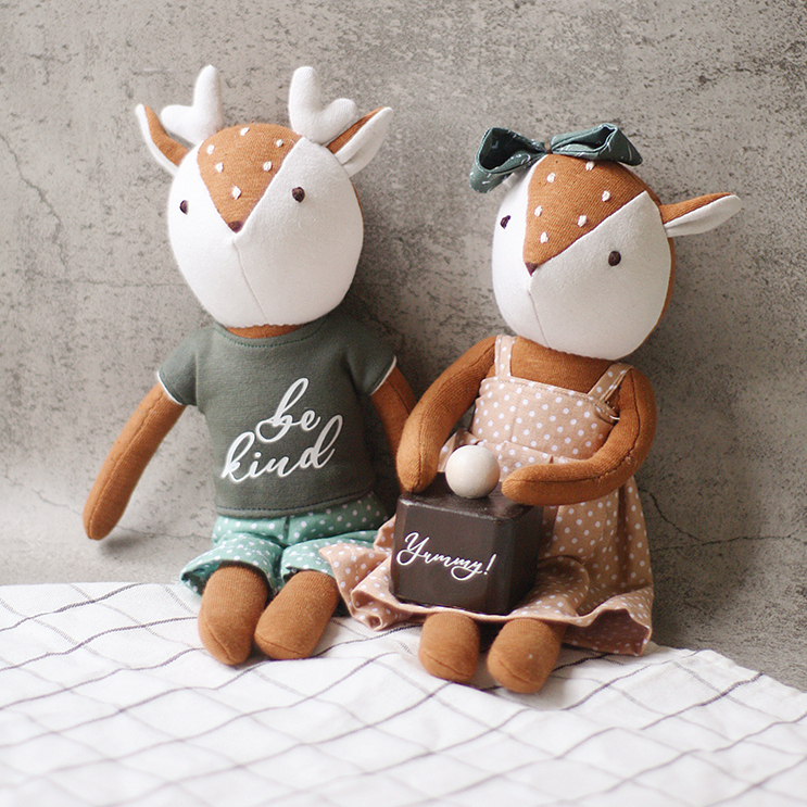 Jual Lettering and Life Classic Doll Deer Series – Mainan Anak Boneka ...