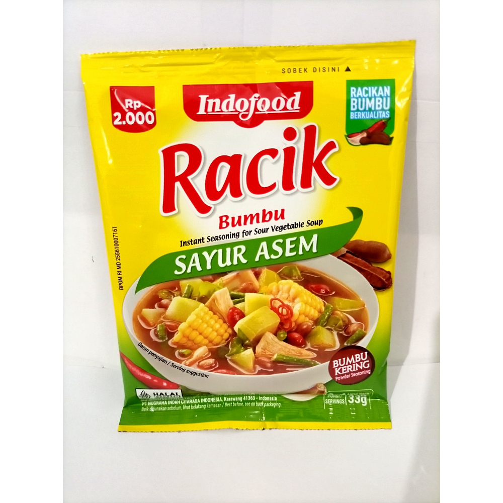 Jual BUMBU RACIK INDOFOOD SAYUR ASEM 33gr | Shopee Indonesia