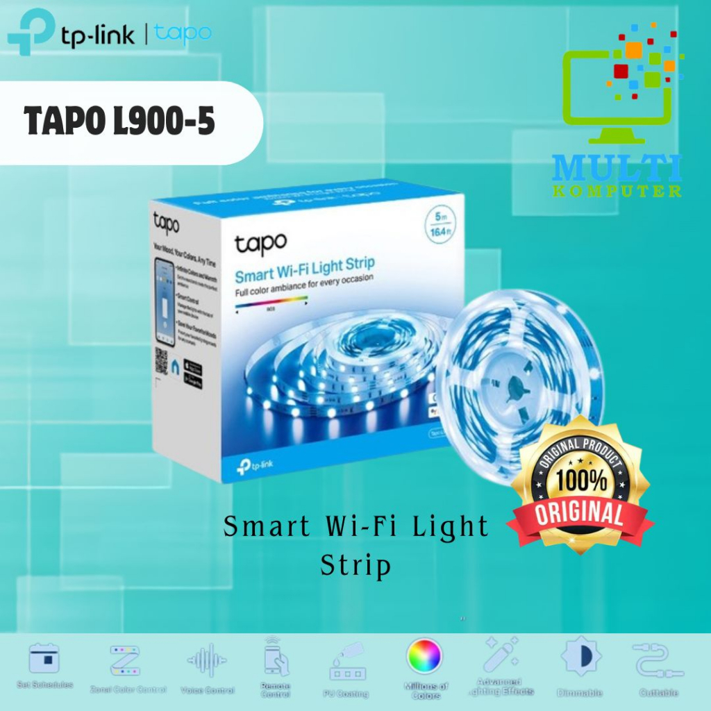 Jual TP-LINK TAPO L900-5 - Smart Wi-Fi Light Strip (5 meter) | Shopee ...