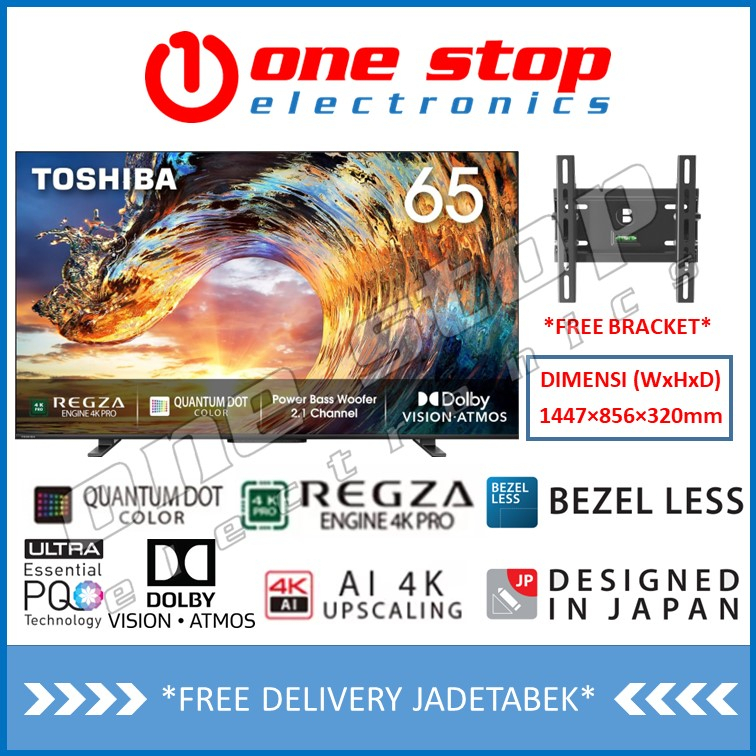 Jual TOSHIBA 65M550LP 4K UHD QLED Smart Google TV 65 Inch 65M550 | Shopee Indonesia