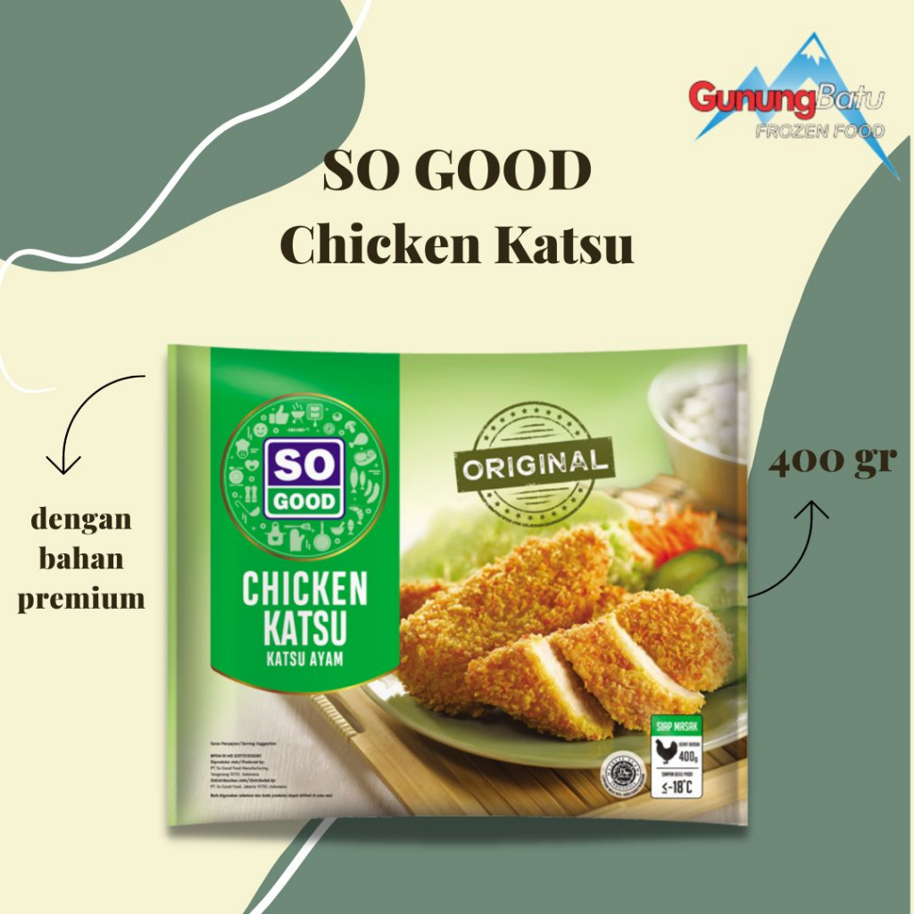 Jual SO GOOD CHICKEN KATSU 400 GR | Shopee Indonesia