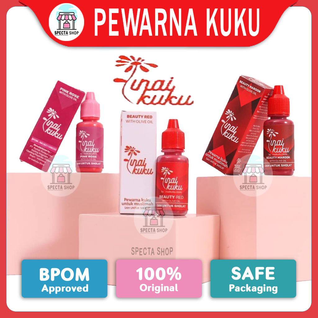 Jual Pewarna Inai Kuku Inaku Muslimah Aisyah Pacar Sah Untuk Sholat ...
