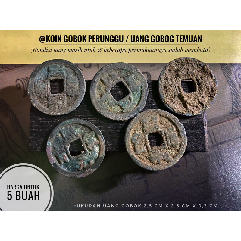 Jual Uang Gobok Temuan K7 atau Uang Gobog Perunggu atau Uang Kepeng ...