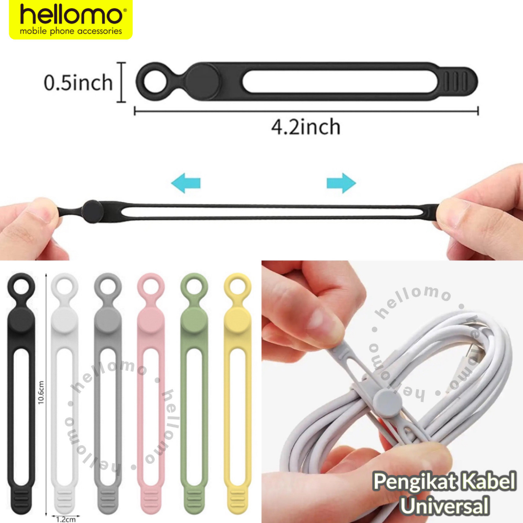 Jual Cord Holder Pengikat Kabel Charger Penggulung Cable Organizer ...