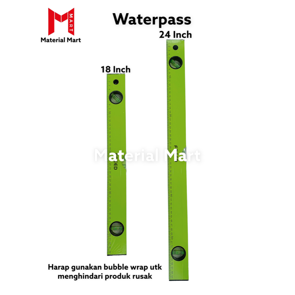 Jual Waterpass 18 Inch | Alat Ukur Waterpas 24 Inch No Magnet ...
