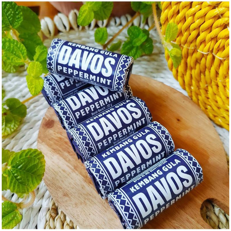 Jual Permen Davos ROLL Rasa Mint ( isi 10 roll) | Shopee Indonesia