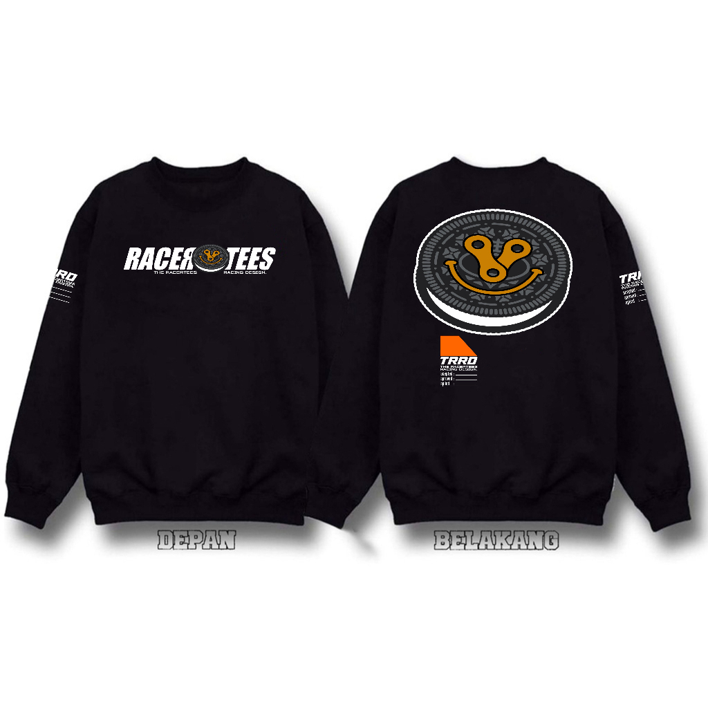 Jual JAKET SWEATER RACING RACER TEES OREO SERIES BIG SIZE JUMBO ...