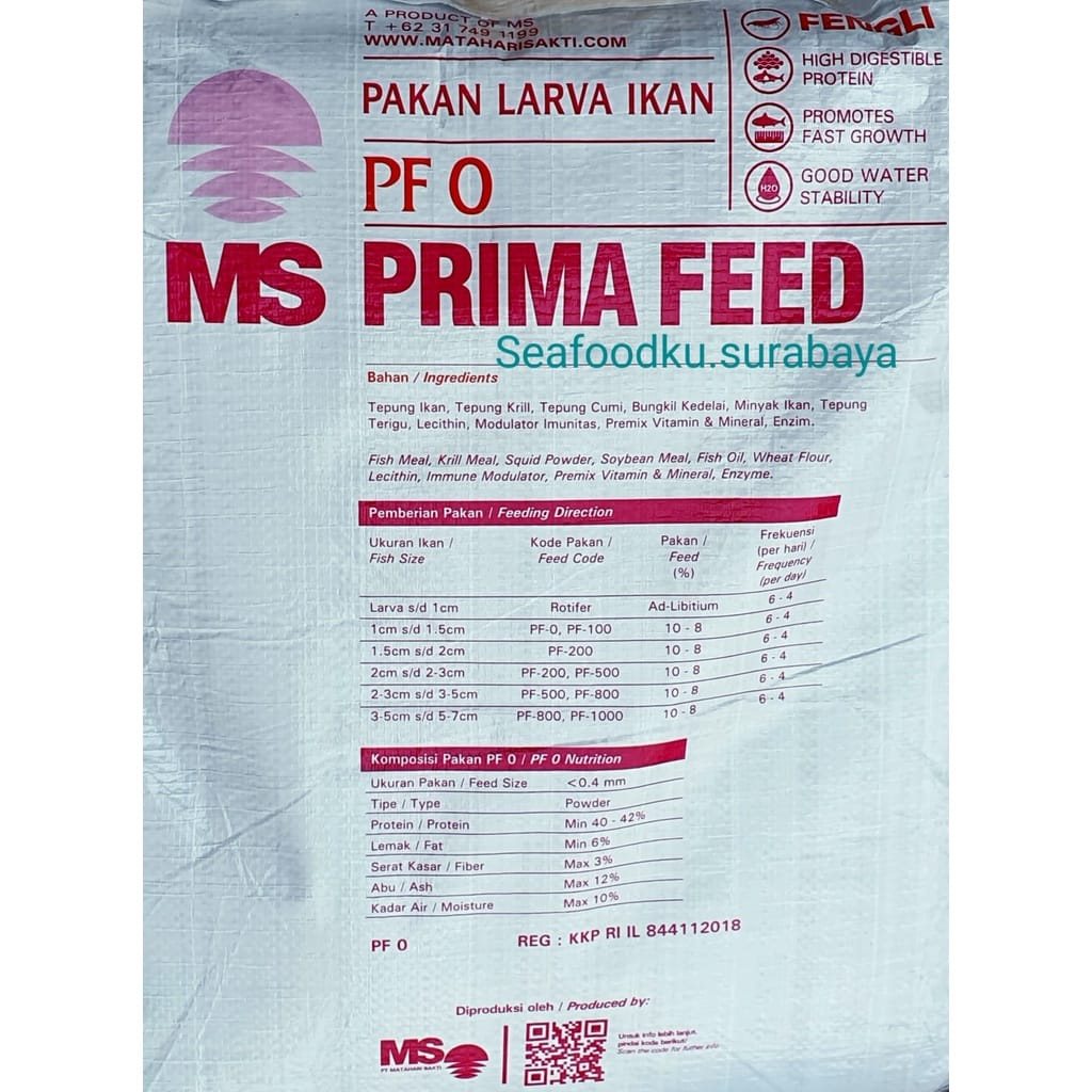 Jual REPACK 1 Kg PF 1000, 800, 500, 200, 100, 0, PF 128 by MS PRIMA ...