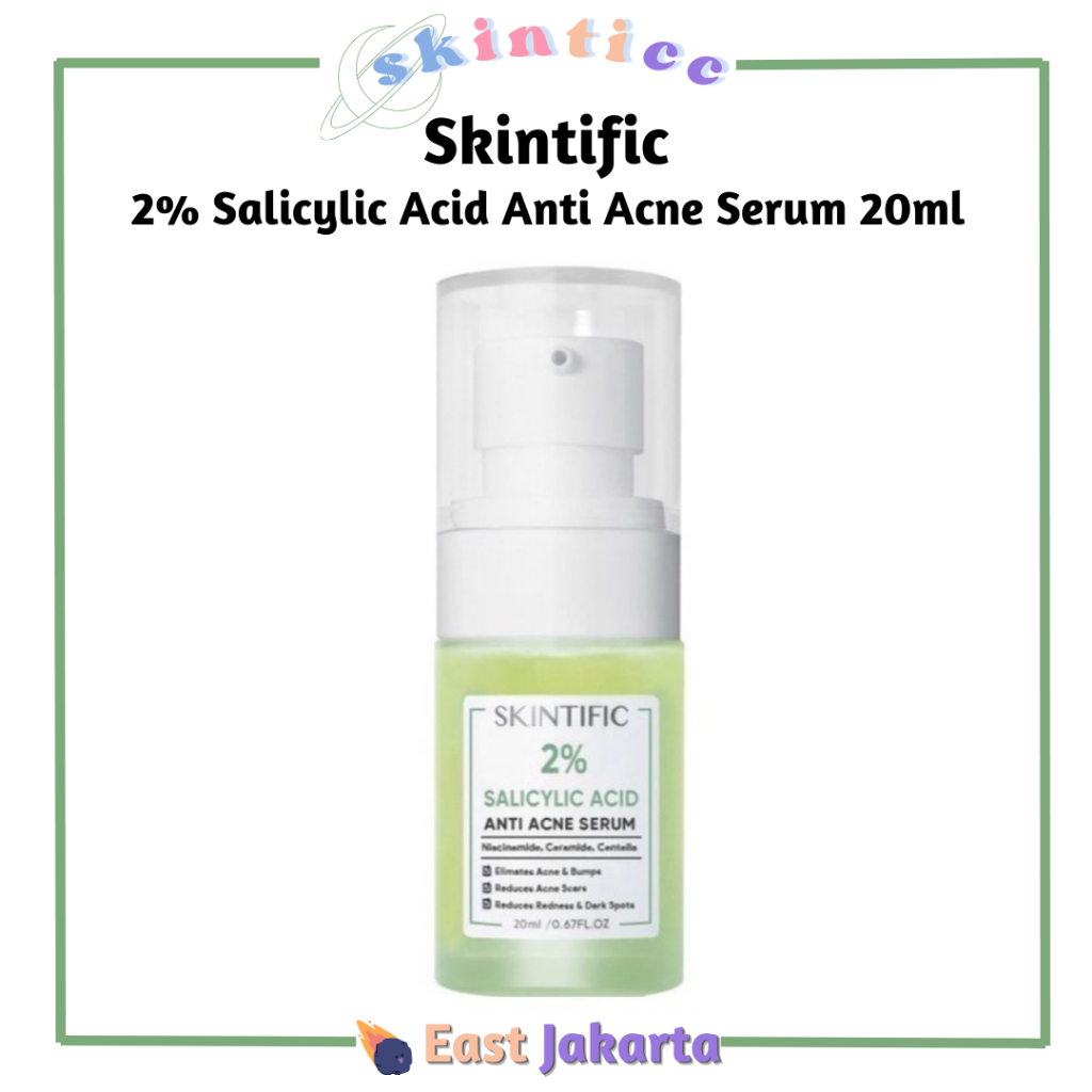 Jual SKINTIFIC 2% SALICYLIC ACID Anti Acne Serum 20ML Skintific Acne ...
