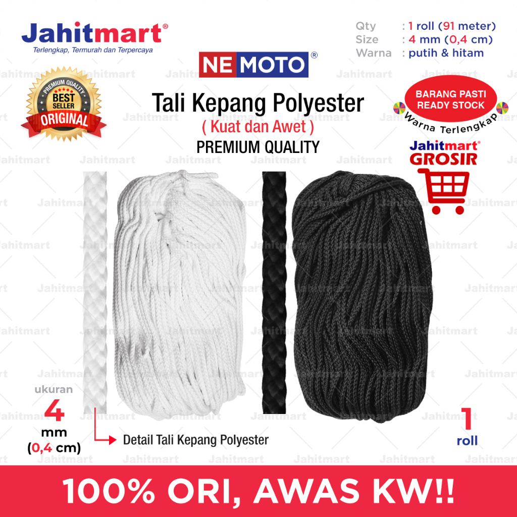 Jual Tali Kepang Polyester Merk NEMOTO - Roll | Shopee Indonesia