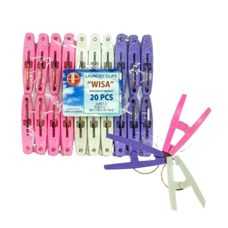 Jual Jepit Jemuran|Capitan Pakaian|Jepit Baju isi 20pcs Harga Tertera ...