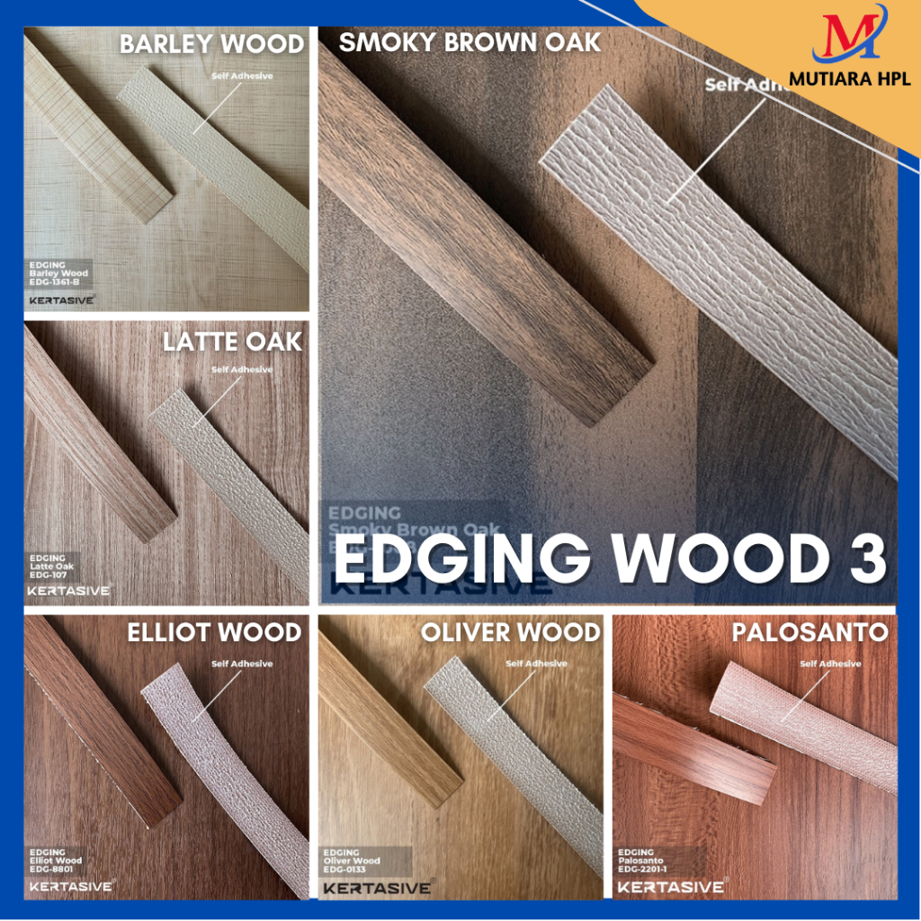 Jual EDGING WOOD SERIES 3 - PVC INTERIOR EDGING KERTASIVE | Shopee ...