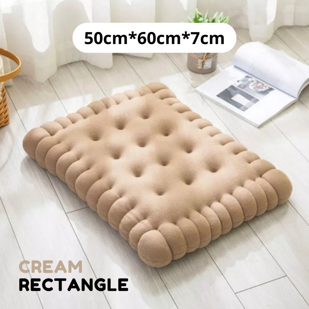 Jual HIYURI Bantal Duduk / Bantal Sofa / Alas Duduk Bentuk Biskuit ...