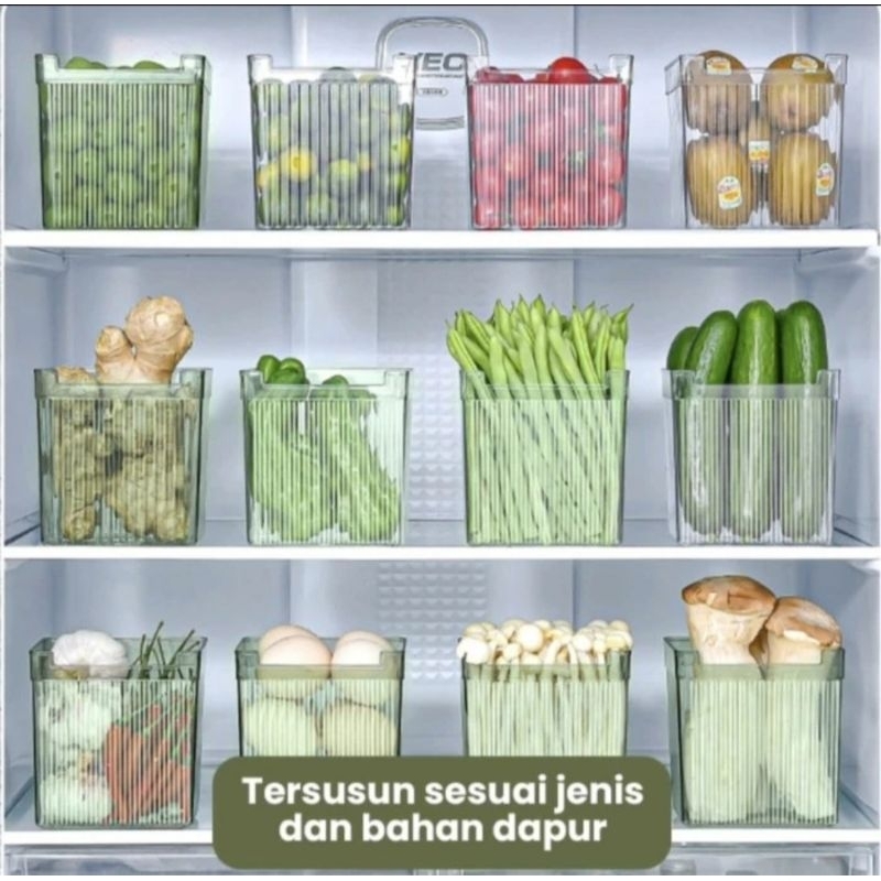 Jual KAN Kotak penyimpanan Makanan Bumbu Rempah Buah Sayur Organizer ...