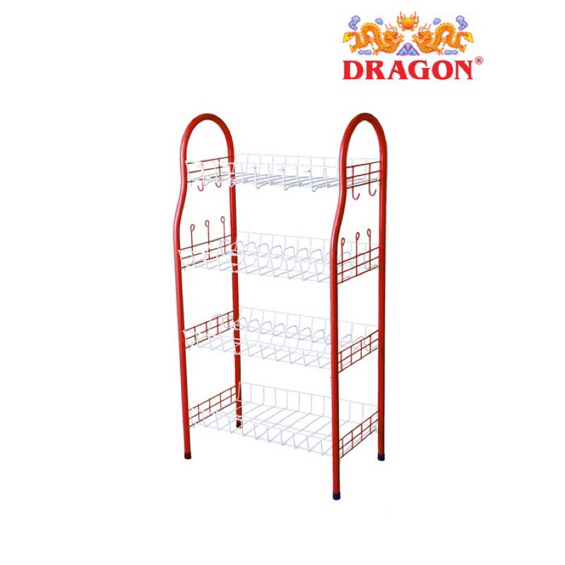 Jual Rak Piring Besi 4 Susun Serbaguna Rak Piring Tinggi Rak Piring ...